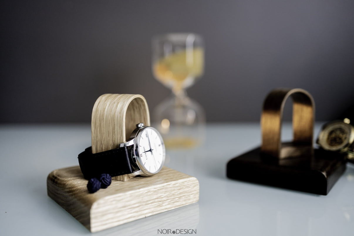 Walnut Watch Stand | Single Watch Display Holder | Handcrafted in Engl ...